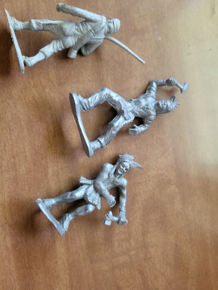 Vintage 1960s Louis Marx Army Soldiers Cowboys & Indians Playset Lot | eBay