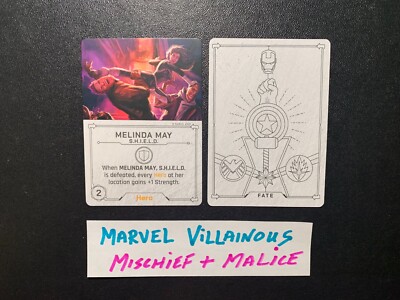 MARVEL VILLAINOUS Mockingbird Hero Card MISCHIEF & MAICE 2021 Fate Card ...