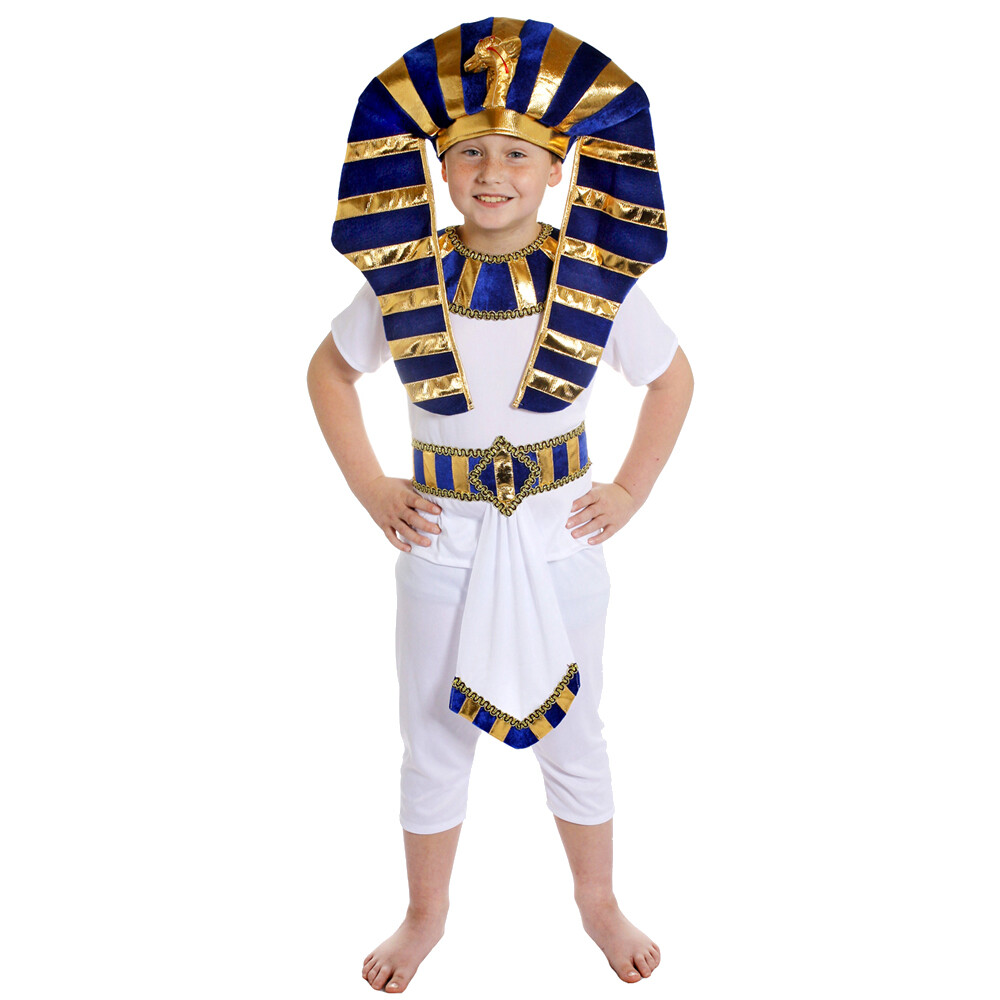 BOYS EGYPTIAN PHARAOH COSTUME KING SCHOOL KIDS HISTORICAL SCHOOL DAY ...