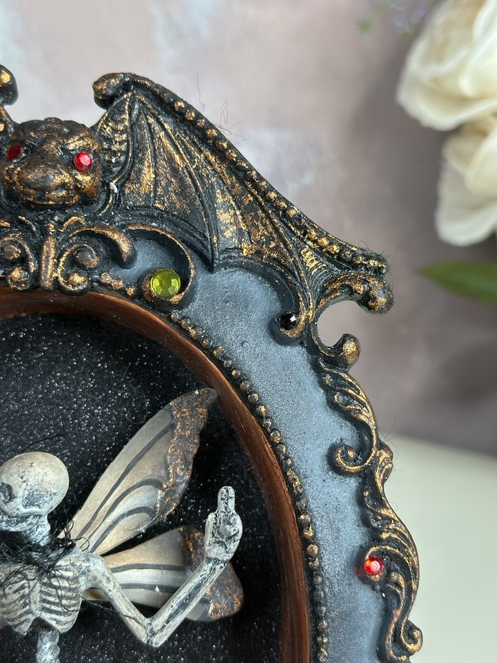 Katherine's Collection Halloween Framed Dead Fairy Oddity 3D Skeleton ...