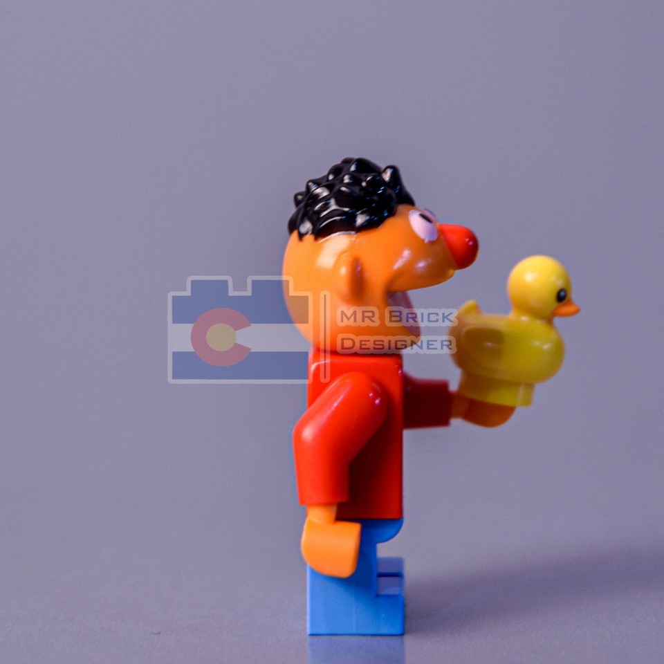 LEGO 123 Sesame Street Minifigures Elmo Cookie Oscar Ernie Bert Big ...