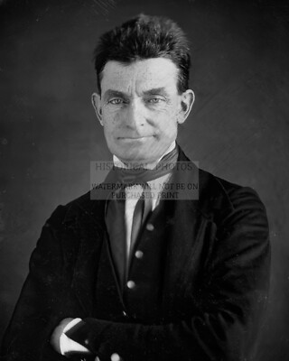 JOHN BROWN AMERICAN ABOLITIONIST FIGHTER IN BLEEDING KANSAS 8X10 PHOTO ...