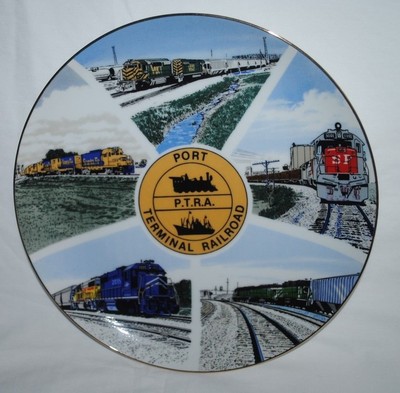 PTRA Port Terminal Railroad Association, Houston, 10" plate LIMITED ...