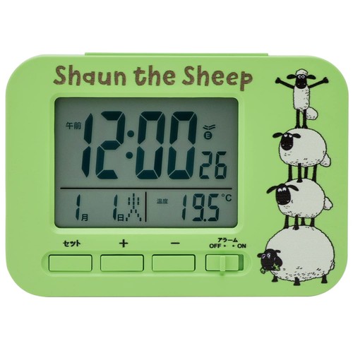 ALIAS Shaun the Sheep Alarm Clock Radio Wave Digital AC21010SS GR | eBay
