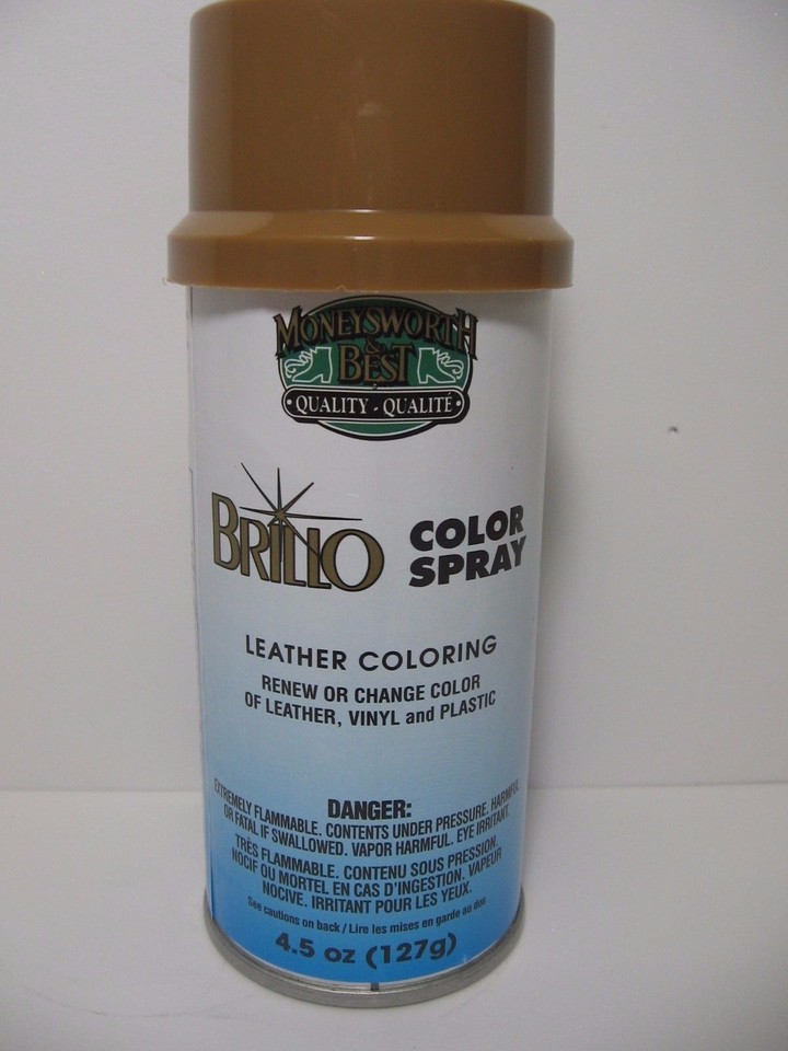 Brillo Color Spray Shoes Boots Leather Vinyl 4.5 oz. | eBay