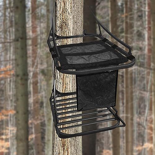 Universal Tree Stand Seat Replacement with Pocket, 16 X 12Inch black-1 ...