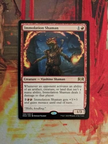 MTG Card: Immolation Shaman | eBay