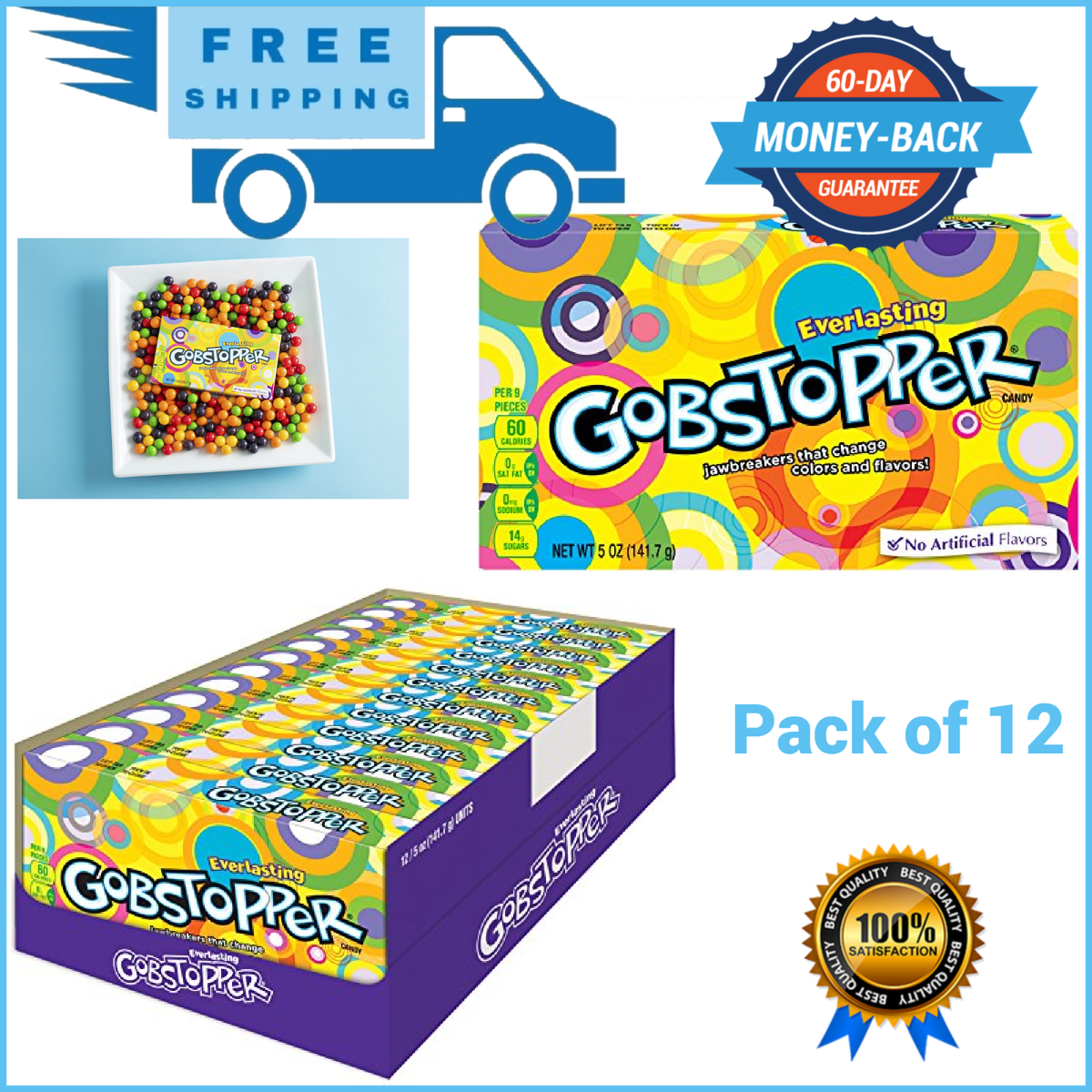 Everlasting Gobstopper Candy 🌟 NEW PRODUCT 🌟 The GOBSTOPPER Has