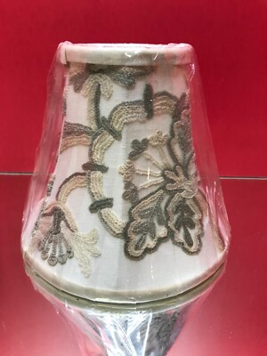 Small hand stitched lamp shades 7 3/4 X 8 1/8 X 4 1/8 there is Qt. 12 ...