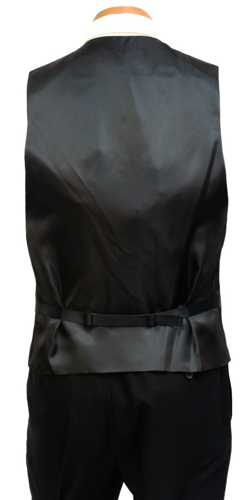 Mens Large Purple Fusion Checkered Patterned Fullback Vest & Tie Plus ...