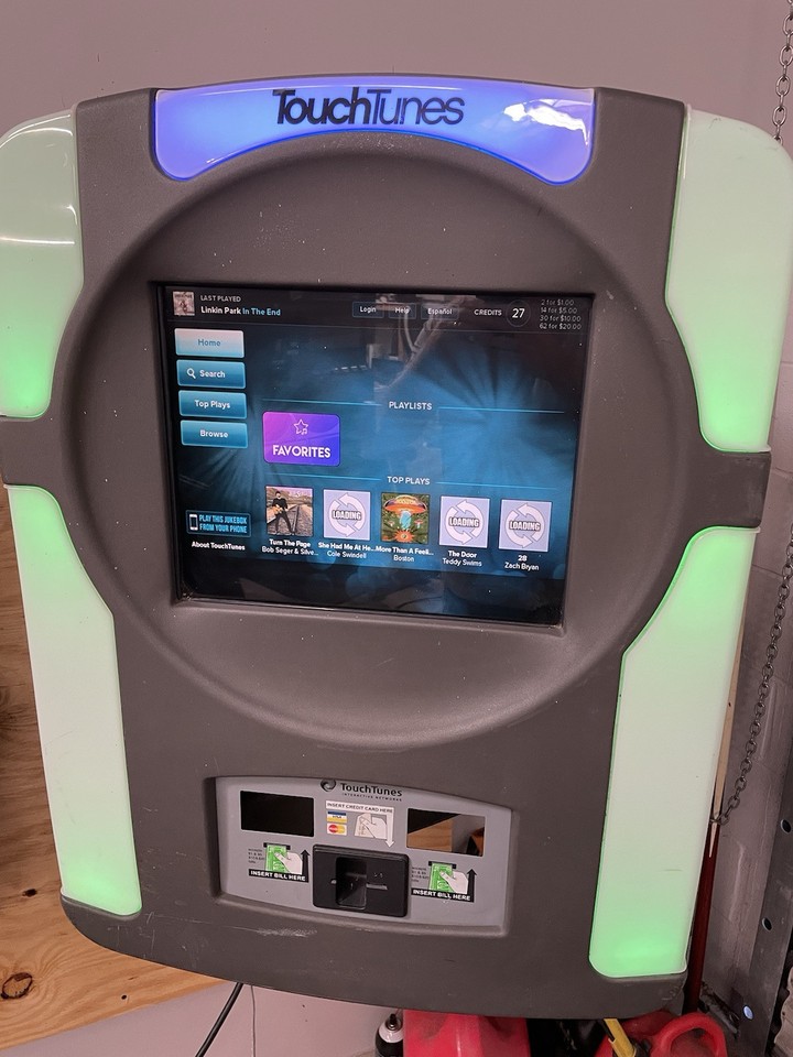 Touchtunes Ovation II Jukebox See Photos READ Must Be TOUCHTUNES Vendor ...