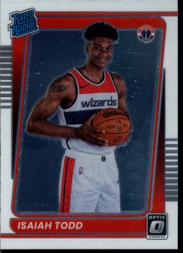 2021-22 DONRUSS OPTIC #187 ISAIAH TODD RATED ROOKIES RC ROOKIE ...
