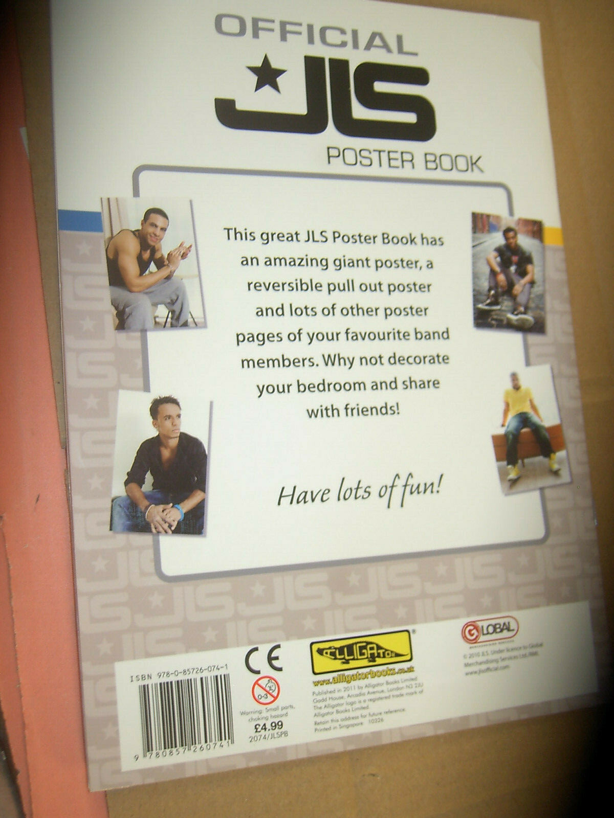 Official JLS Poster Book Like Paperback for sale online | eBay UK