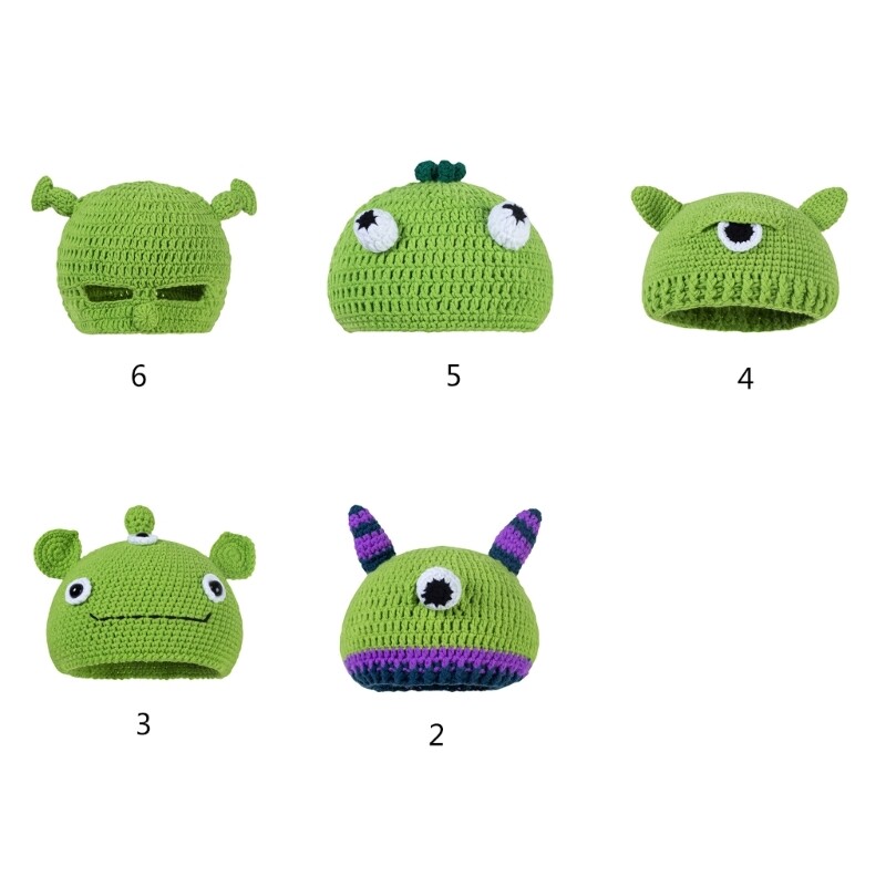 Fun Alien Hat Halloween Party Holiday Hat Women Winter Knitted Hats | eBay