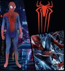 TASM 1 The Amazing Spider-Man 1 suit cosplay costume Detached mask Men ...