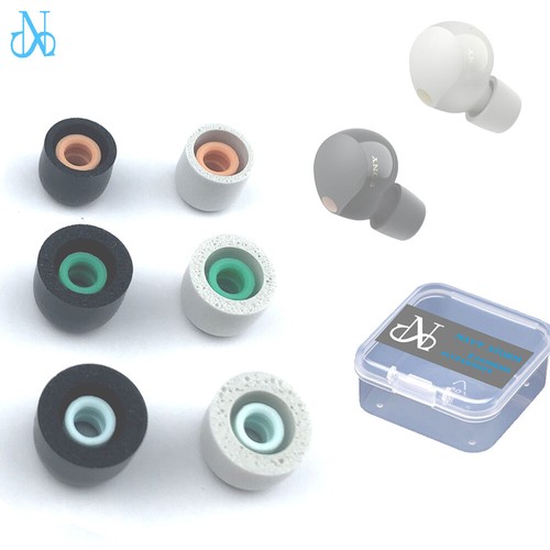 Memory Foam Eartips for Sony WF-1000XM5 XM4 Earphones Ear Tips Soft ...
