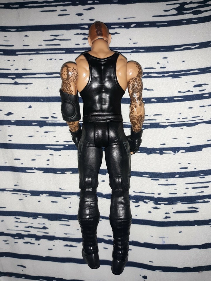 2011 Mattel The Undertaker WWE 7.5" Wrestling Action Figure with Mohawk ...