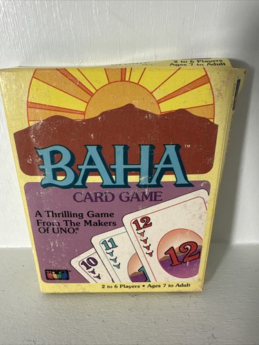 Baha Card Game Vintage 1989 From Makers of UNO International Games ...