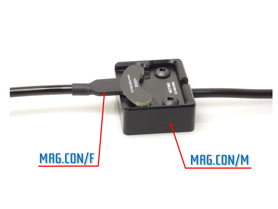 MAG.CON/F 3way magnetic connector, without cable (unit side) | eBay