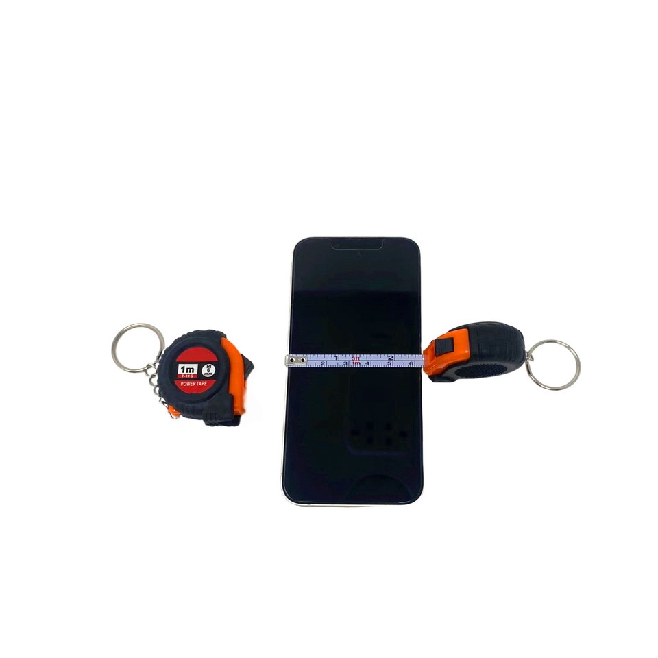 18 Pc Mini Keychain Steel Retractable 1m /3ft Measuring Tape Inch Slide ...