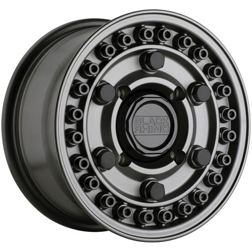 4-Black Rhino UTV Armory UTV 15x7 4x110 +36mm Gun Black Wheels Rims 15 ...