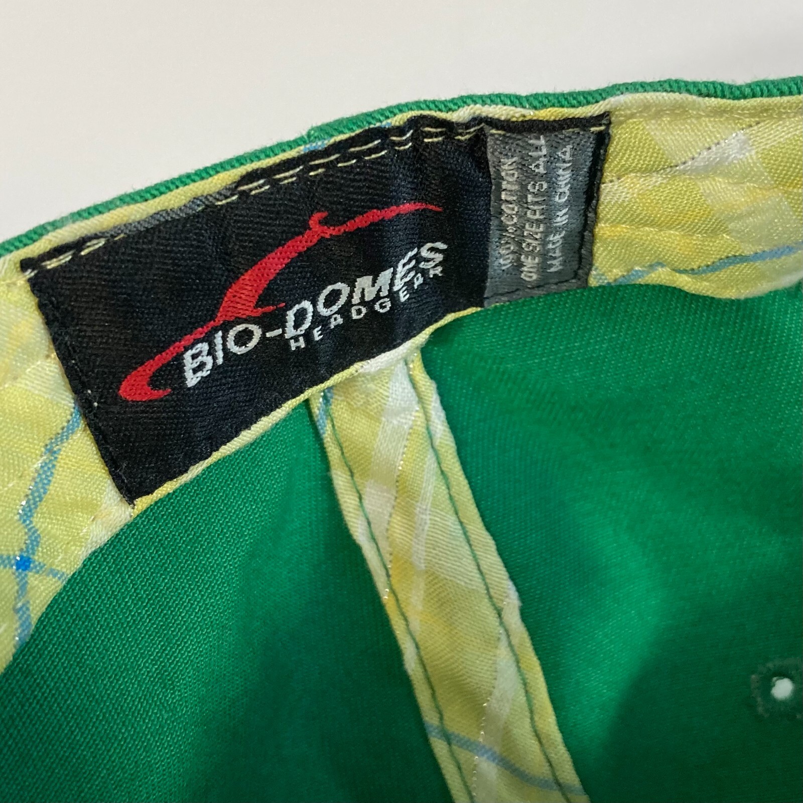 Women CORONA BEER HAT green yellow tropical floral beach relaxed fit ...