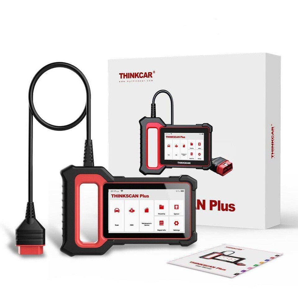 Thinkcar OBD2 Vehicle Diagnostic Scan Tool 5" Chargeable, Live Data ...