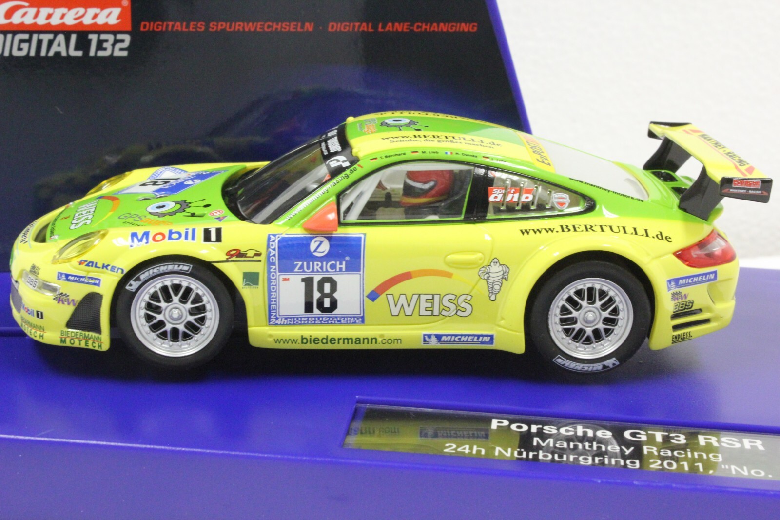 Carrera Digital 132 30609 Porsche GT3 RSR Manthey Racing, #18 1:32 Slot ...