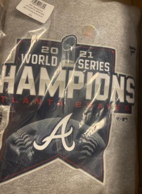 Atlanta Braves Fanatics 2021 World Series Championship Logo Locker Room ...