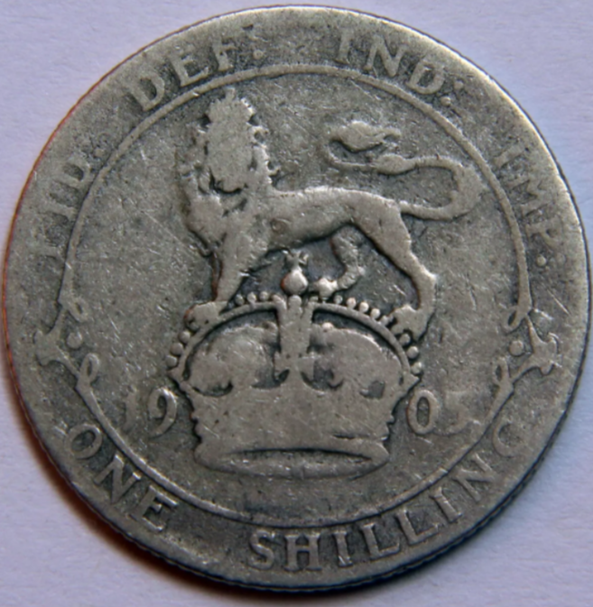 1905 Shilling Pre 1920 British Silver Coin 925 Sterling Not Scrap | eBay UK