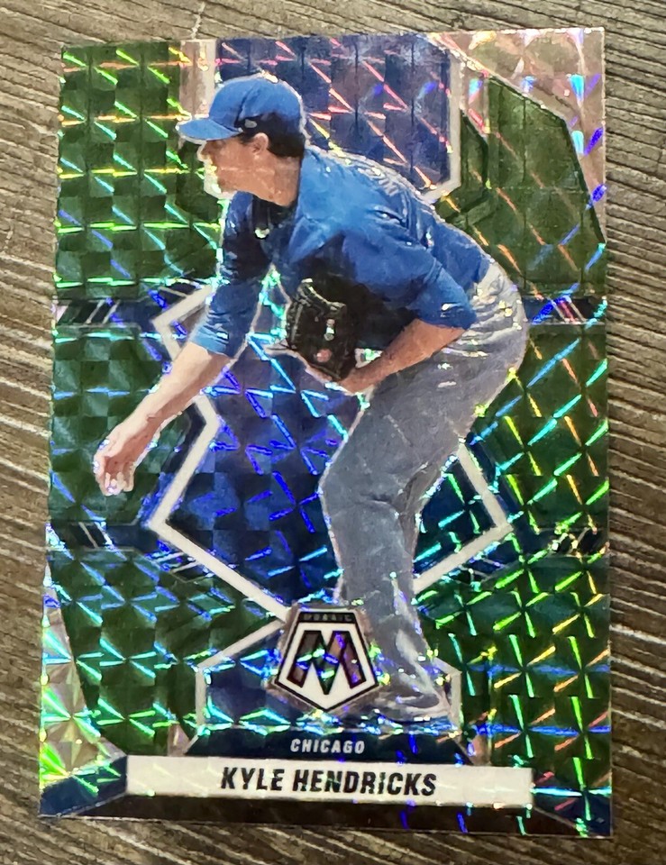 2022 Mosaic Green Prizm Kyle Hendricks Alex Kirilloff Robbie Ray Nick ...