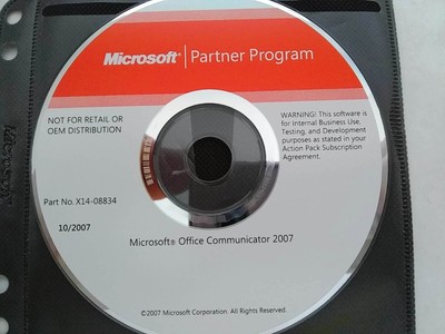 Microsoft Office Communicator 2007 w/ Key License = NEW = | eBay