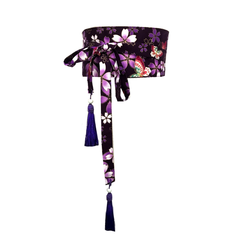 Women Japanese Kimono Wide Belt Ethnic Corset Waistband Obi Yukata ...