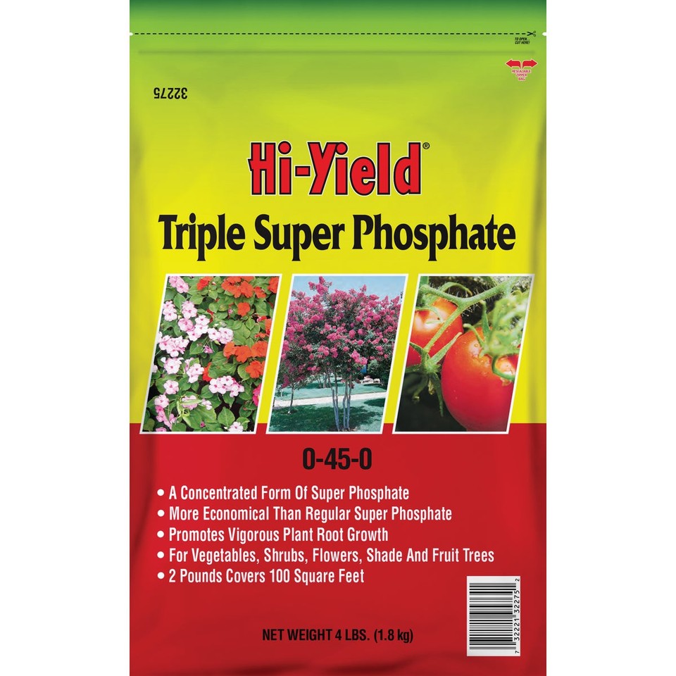 Hi-Yield 4 Lb. 0-45-0 Triple Super Phosphate Dry Plant Food 32275 Hi ...
