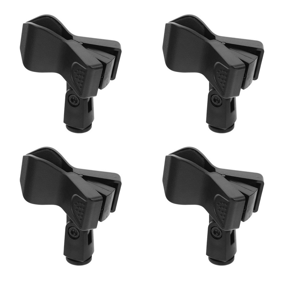 4Pcs Mic Stand Clips Practical Universal Microphone Clips Clips for Mic ...