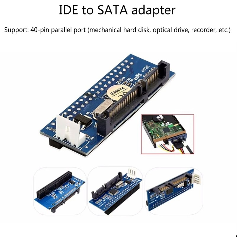 3.5 HDD IDE to Converter Card HDD Adapter for IDE 40-pin Hard Drive ...