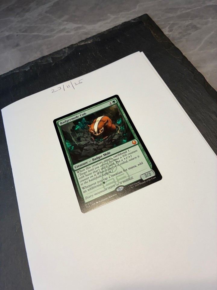 Magic the Gathering MTG Badgermole Cub x1 Mythic Card NM/M Avatar | eBay