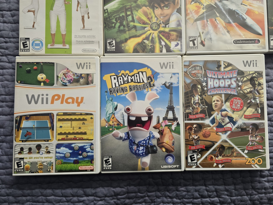 Lot Of 11 Wii Games w/ Original Cases Call of Duty 3 - wii Plus Fit ...