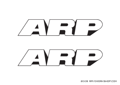 (2) ARP Sticker DieCut Decal ARP logo | eBay