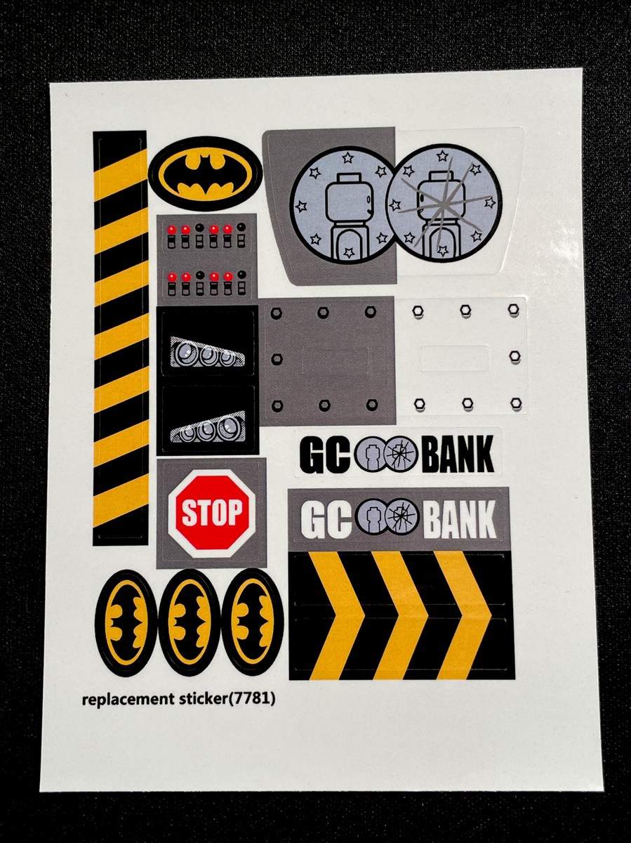 Lego Batman Custom Decals