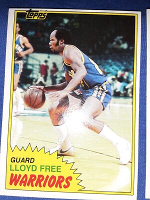 1981-82 Topps Lloyd Free #13 Golden State Warriors FREE SHIPPING MVP ...