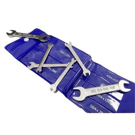 Toolzone Elite 6pc BA Spanner Set Precision Open Ended Wrench 0BA ...