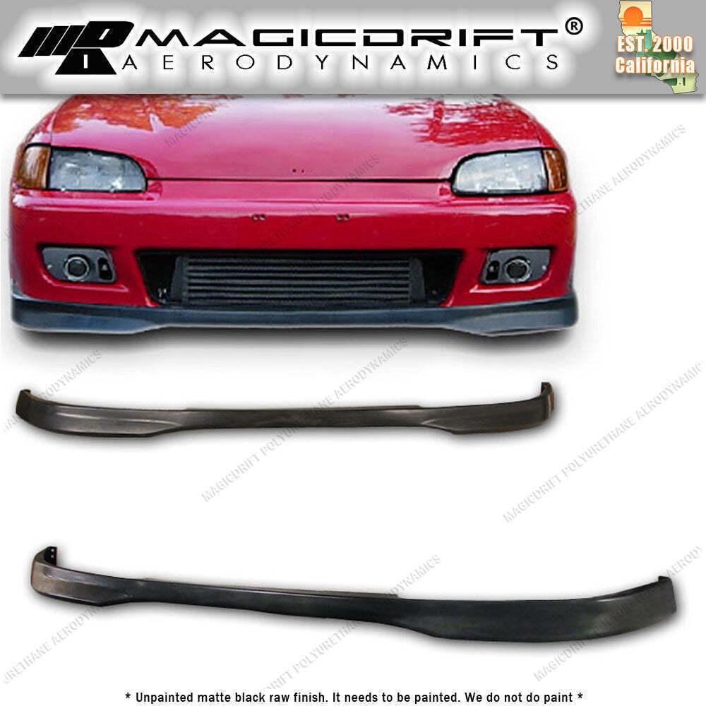 For 92 93 94 95 Honda Civic EG6 EG Type R CTR Front Bumper Lip Spoiler ...