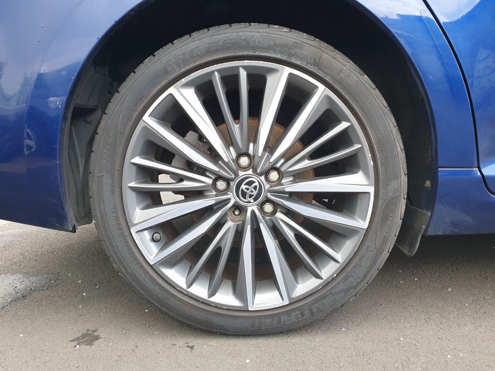 Toyota Avensis MK3 T270 2012 - 2018 18" Alloy Wheel & Tyre Full Set 225 ...