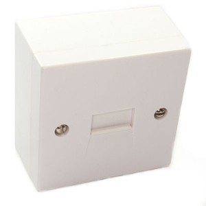 BT SECONDARY PHONE LINE EXTENSION SOCKET SCREW CONNECTIONS BACK BOX | eBay