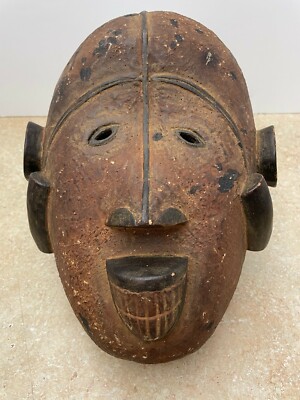 Uniquely-carved African tribal mask from Cameroon 12” long. | eBay