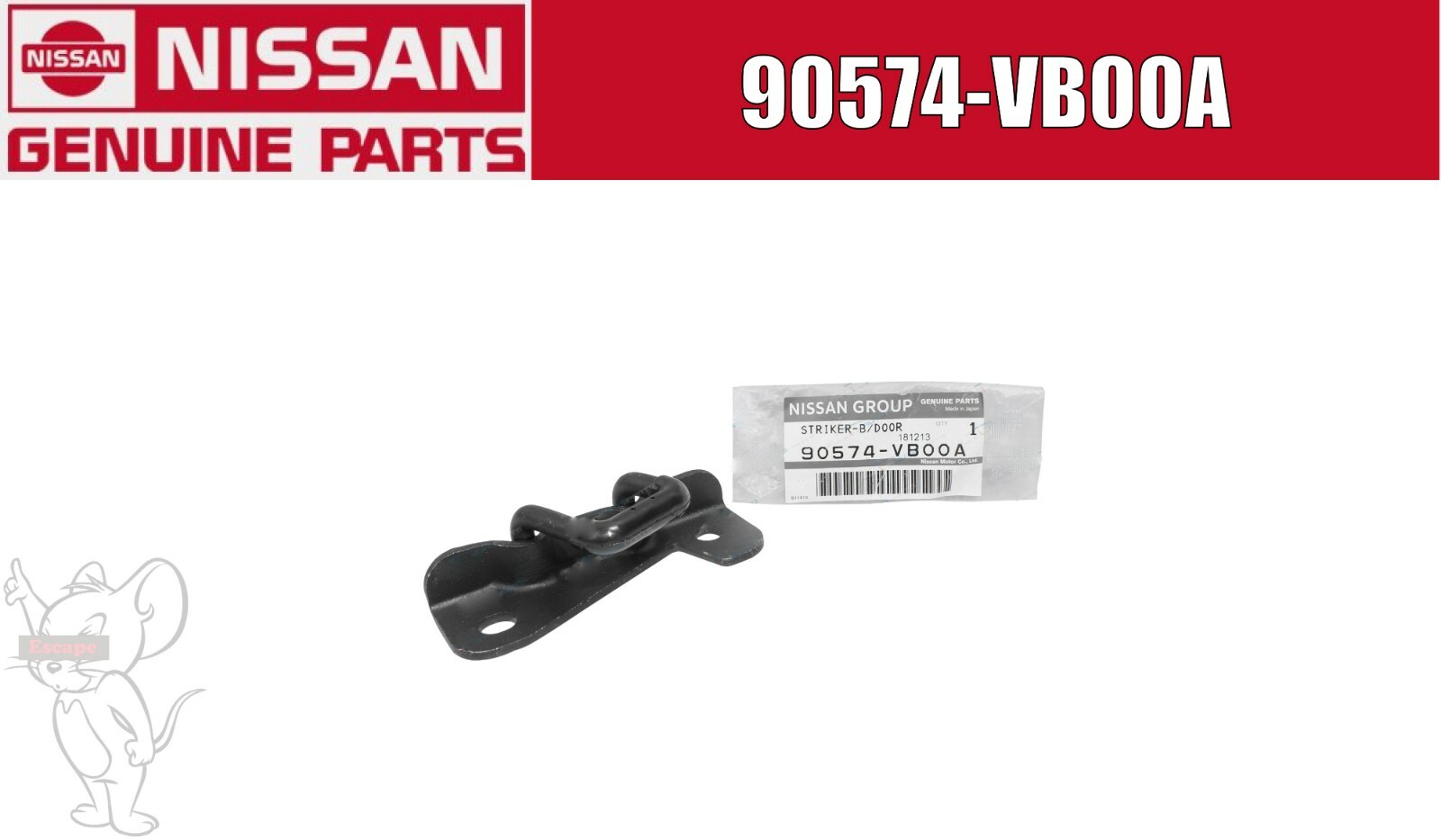 Nissan Patrol GU Y61 Wagon Genuine Rear Barn Door Lock Striker 90574 ...