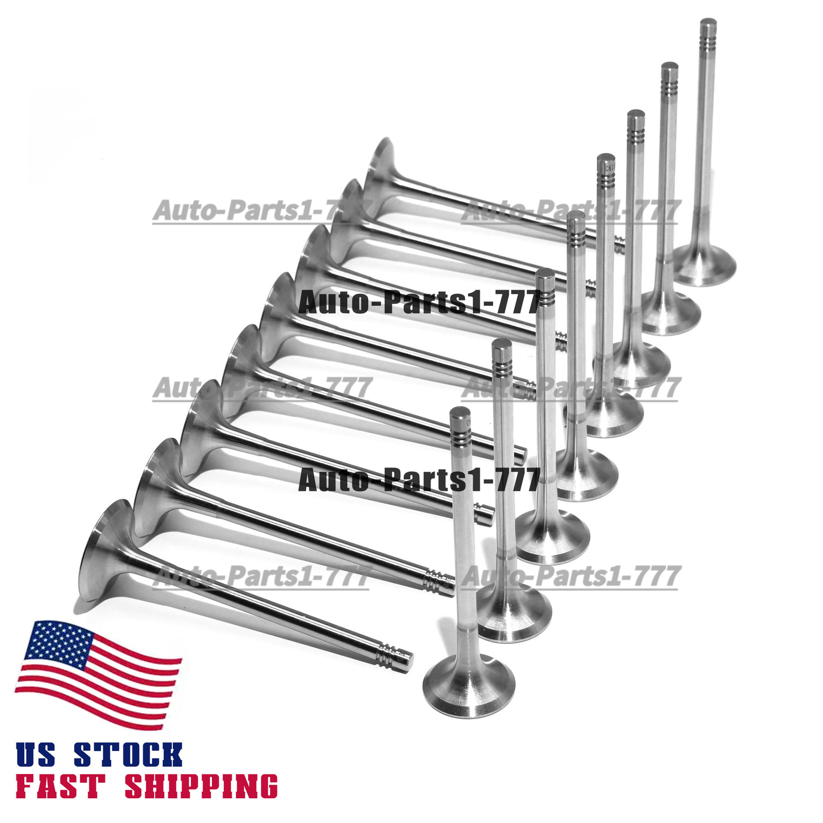 16x Engine Intake Exhaust Valves For VW GTI GLI AUDI A3 A4 Q5 Seat 1.8 ...