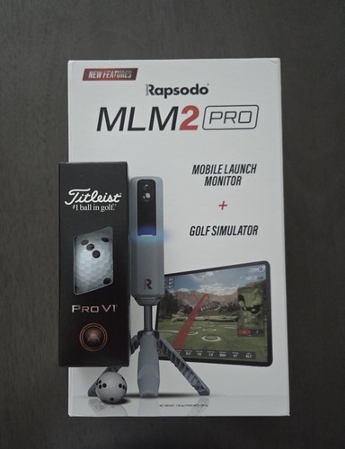 Rapsodo MLM2 Pro Golf Launch Monitor Simulator Outdoor/Indoor, ProV1 ...