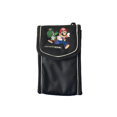 Official Nintendo DS Carrying Case Travel Case Black 7"x4.25"x1.5" DS ...